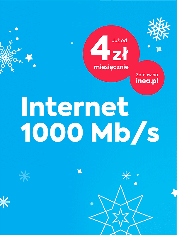 Internet światłowód, telewizja i telefonia komórkowa - INEA | INEA